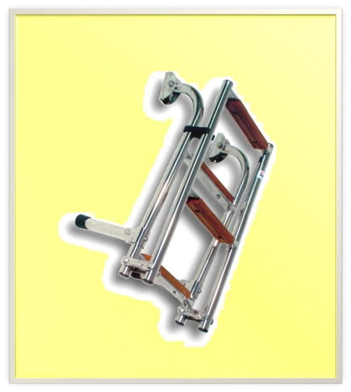 Badeleiter, Bootsleiter,Teakstufen