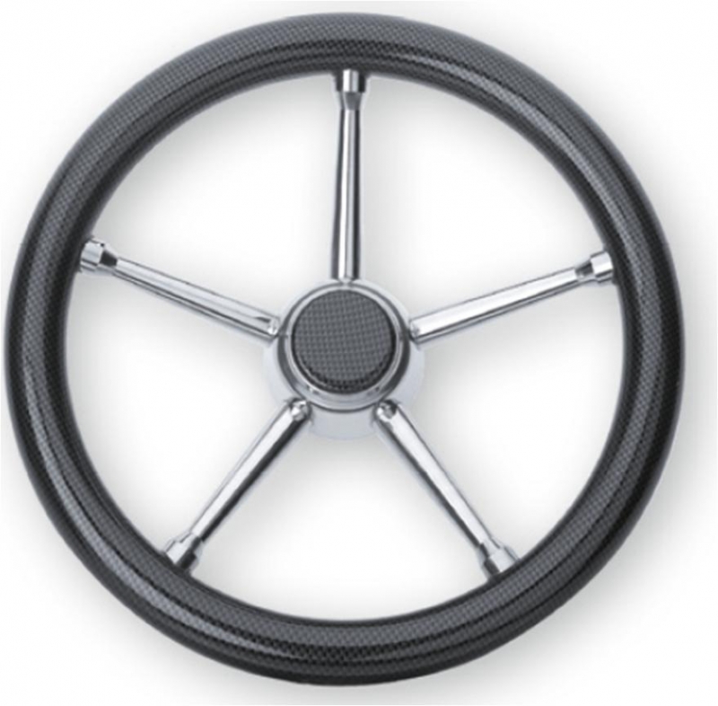 NIRO-Lenkrad mit Karbon-Look-Griff